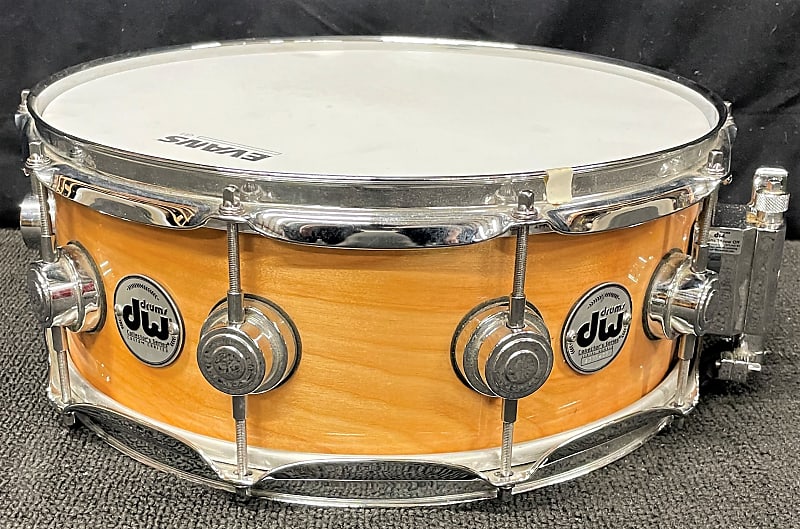 DW Collectors Series Birch 14x5.5 Snare Drum Natural Wood | Reverb