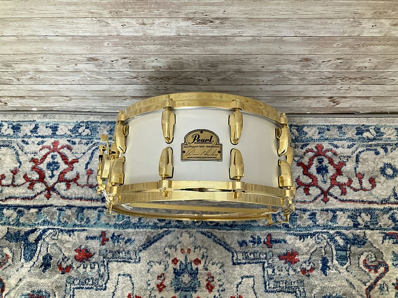 Used Pearl 14X6.5 DENNIS CHAMBERS GOLD Snare Drum | Reverb