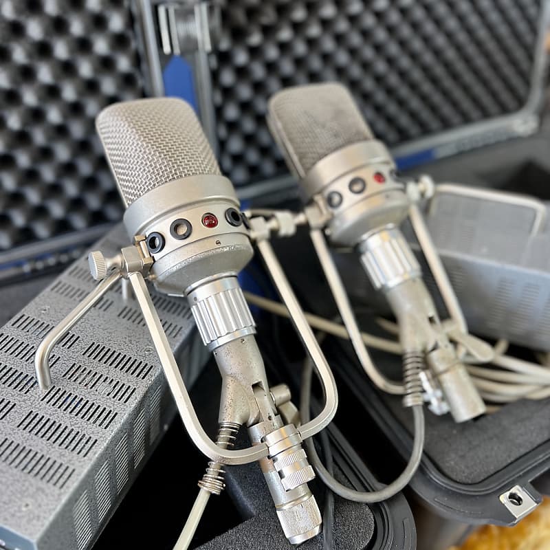 MATCHED PAIR! -Neumann M49b tube microphones c 1960 original | Reverb