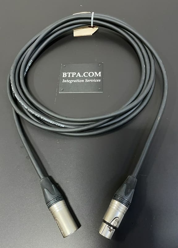 Best-Tronics Pro Audio Microphone Cable - 8ft long | Reverb