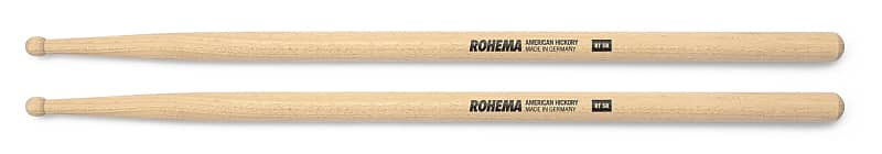 Rohema Rounded Tip RT 5B Hickory Drum Sticks - 61306 | Reverb