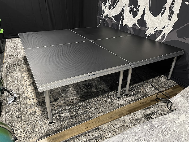 Intellistage Drum Riser Quicklock 8x8 2021 - Black | Reverb