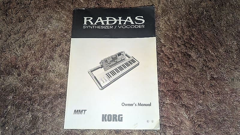 Korg Radias Manual | Reverb