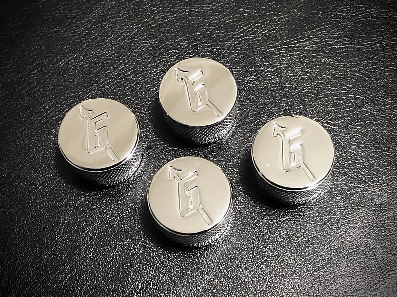 Gretsch G arrow 6mm split knobs chrome | Reverb UK