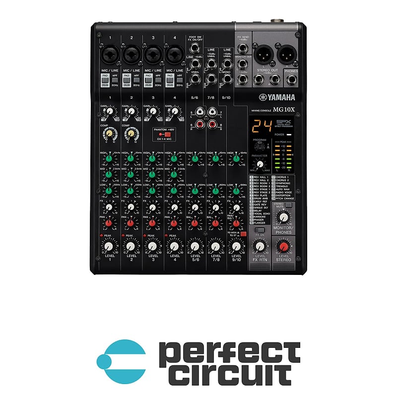 Yamaha MG10X CV 10-Input Stereo Mixer | Reverb
