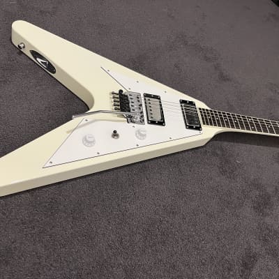 ESP Flying v custom shop 2006 - Olympic white | Reverb
