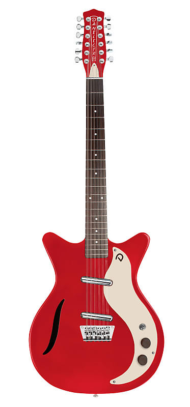 Danelectro 59M 12-String Red Metallic | Reverb