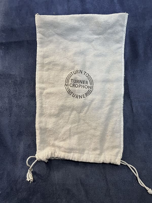 Original Vintage Turner Ribbon Microphone Bag for model 77 87 | Reverb