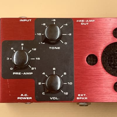 Zeus Audio Systems Mini-Amp Model 8401 Anodized Red PreAmp | Reverb