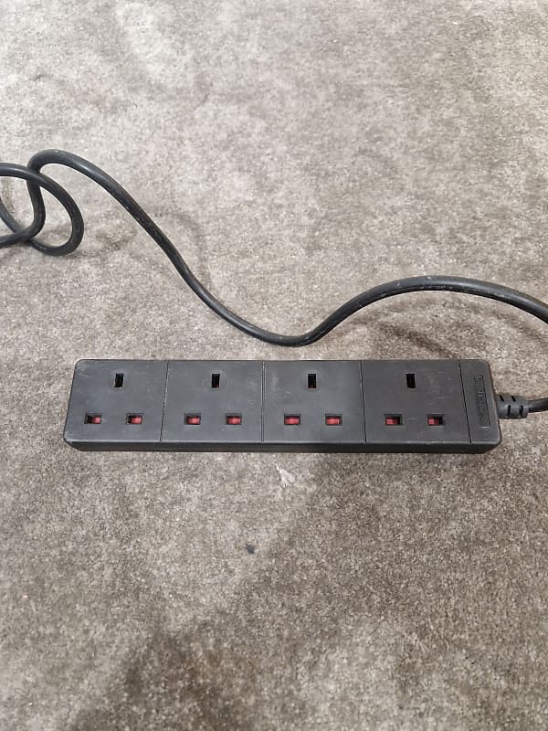 Masterplug 4 Gang Extension Lead 20FT - Heavy Duty Cable - | Reverb