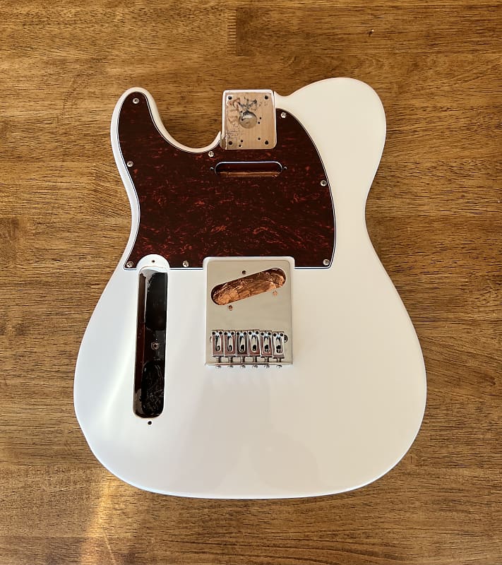 Fender Left Lefty Handed Telecaster Body 2022 Polar White | Reverb