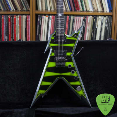 Dean Dime Razorback Slime Bumblebee 2007 - Slime Green | Reverb