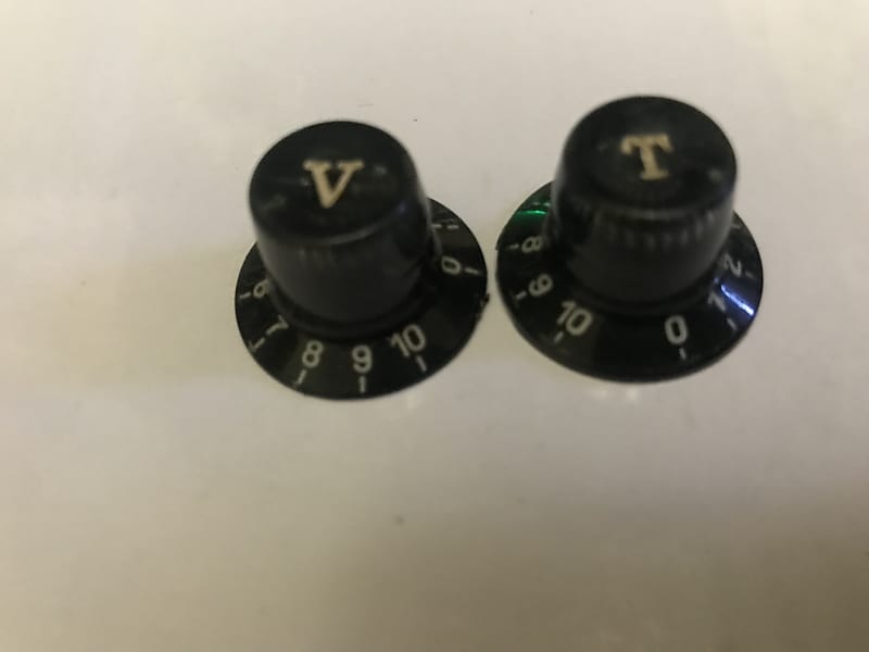Teisco Solid Body Guitar Knobs V/T 1960’s -1970’s volume & | Reverb