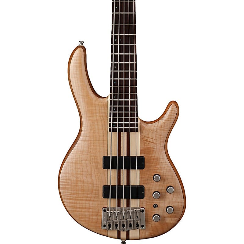 Cort A5 Plus FMMH 5-String Bass, Open Pore Natural | Reverb UK
