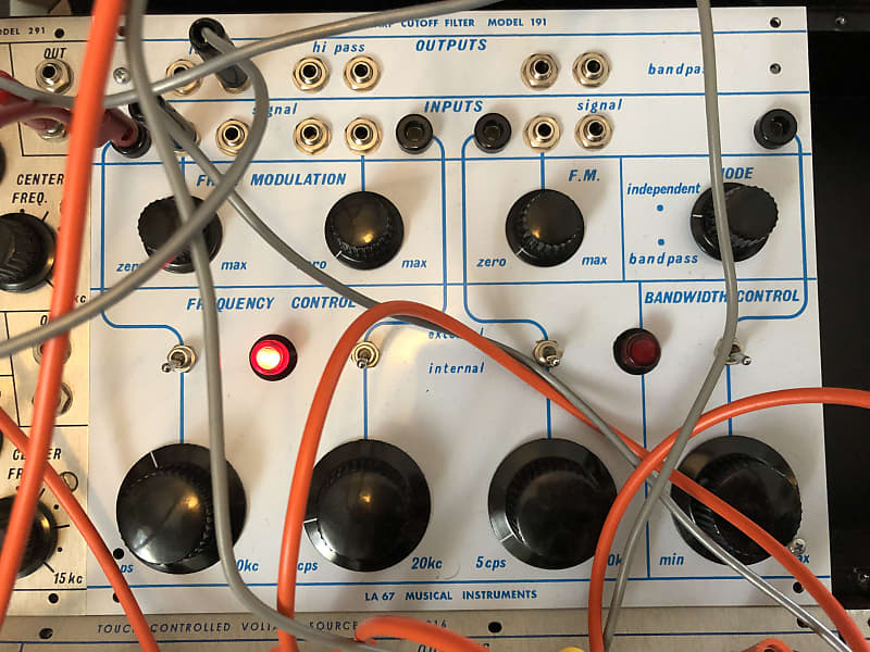 Buchla 191 Sharp Cutoff Filter Lo/Hi/Band Pass White | Reverb