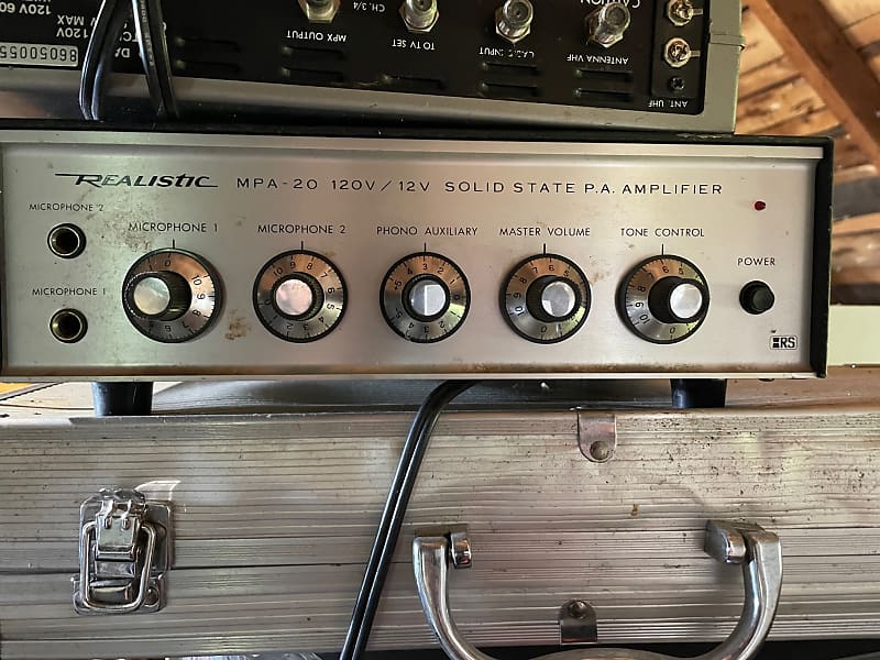 realistic MPA-20 120v Solid State Amp | Reverb