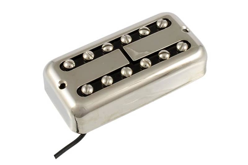 Filtertron Style Humbucking Pickup With Cover, NICKEL- | Reverb