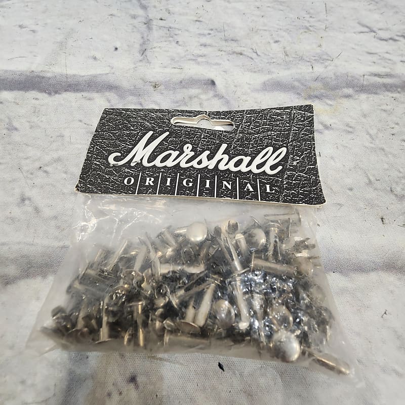 Marshall Silver Rivets - Roughly 50 Count | Reverb