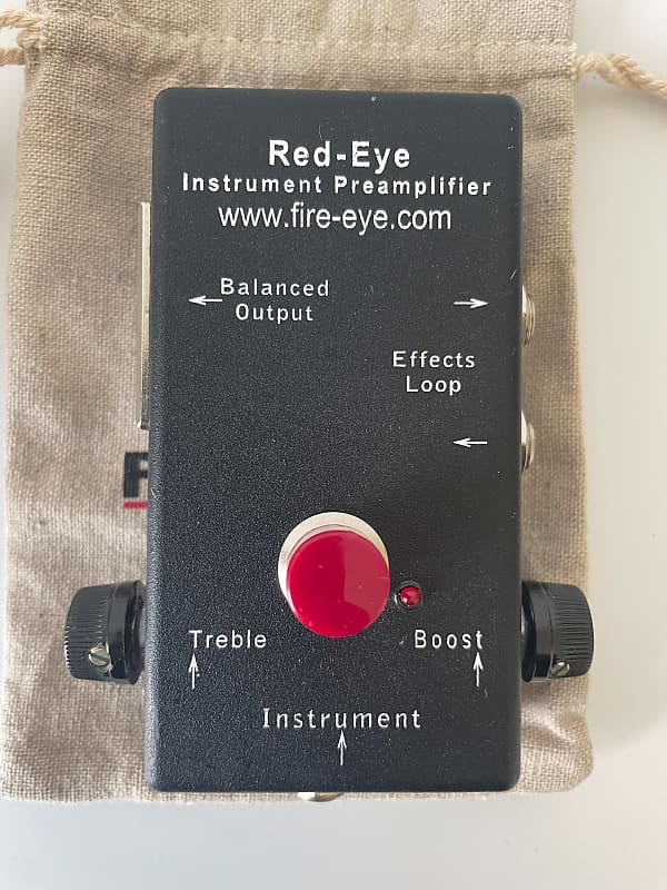 Fire-Eye Red-Eye Acoustic Instrument Preamp | Reverb