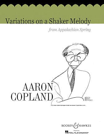 Variations On A Shaker Melody From Appalachian Spring Score | Reverb