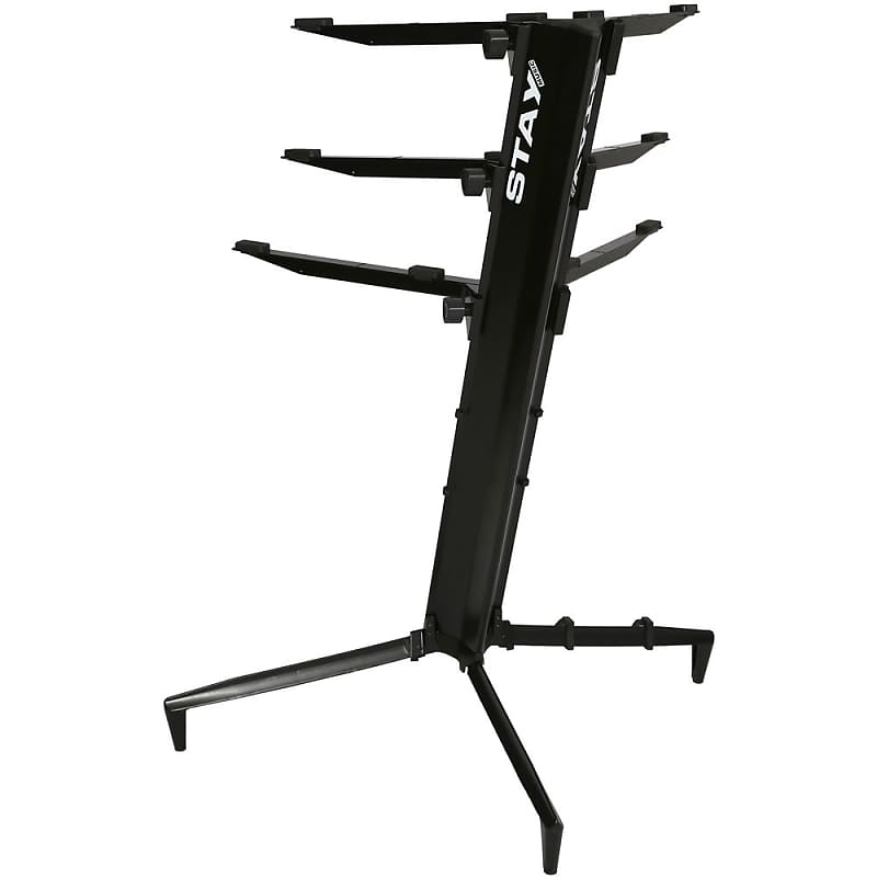 STAY Tower Series 46 Triple-Tier Keyboard Stand (Black) | Reverb