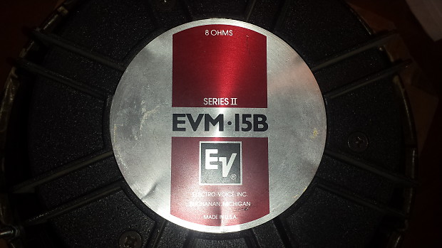 Electro-Voice EVM-15B Series II Loudspeaker; 8 Ohms | Reverb