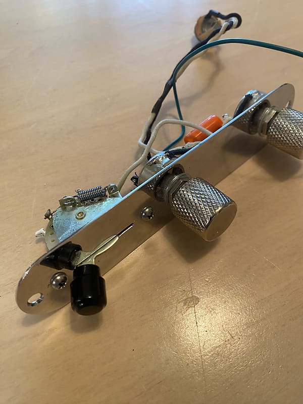 Telecaster prewired control plate. CTS. Switchcraft. Fender. | Reverb