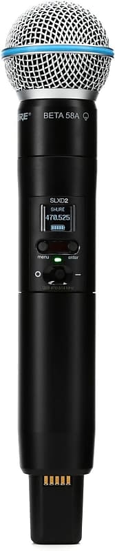 Shure SLXD2/B58 Wireless Handheld Microphone Transmitter with | Reverb