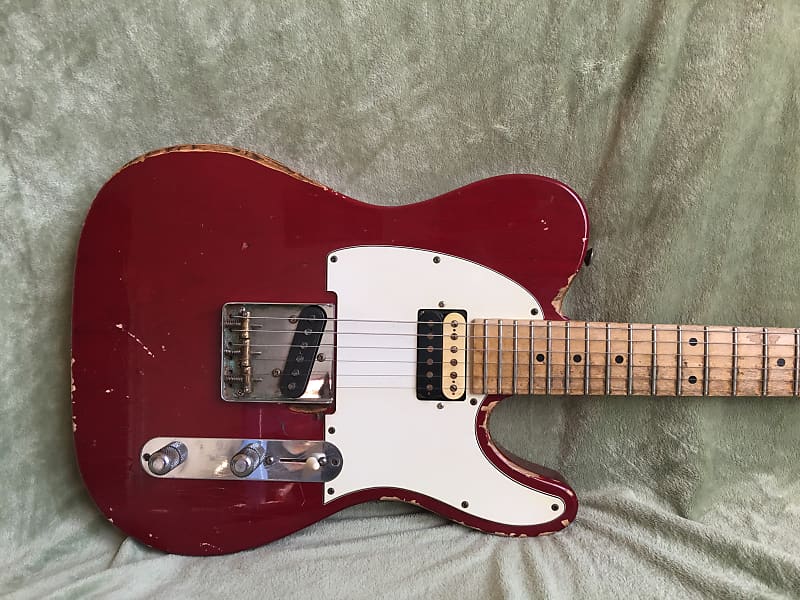 GJ2 Hellhound Sugar Pine Heavy Relic 2015 Trans Vintage Red | Reverb