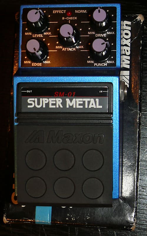 Maxon SM-01 Super Metal with original box | Reverb