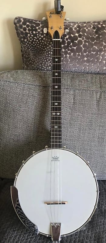Ashbury Banjo Tenor 4 String Open Back. circa 2017. Maple | Reverb
