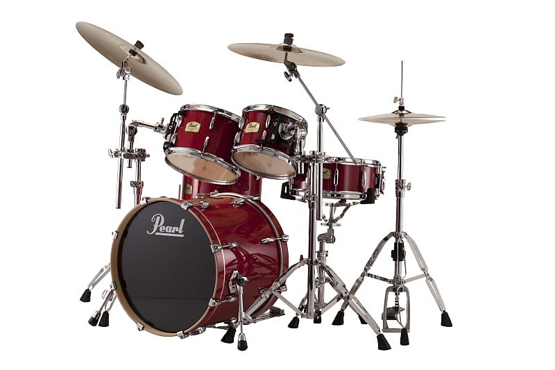 Pearl Session Studio Classic 4pc Drum Set Sequoia Red | Reverb