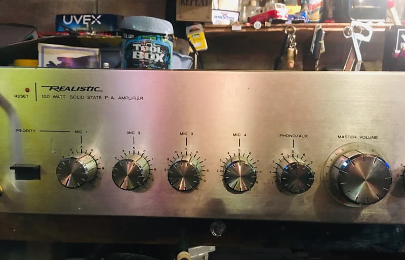 REALISTIC MPA-100 100 Watt PA Amplifier | Reverb