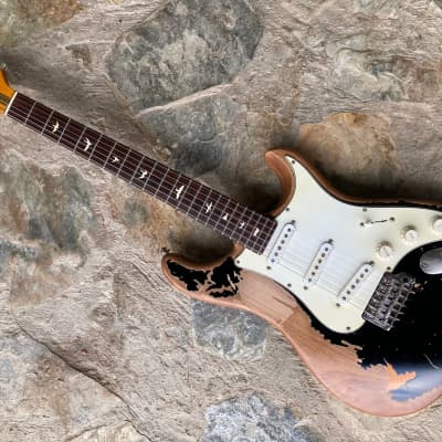 John Mayer PRS Silver Sky 2018 BLK1 Relic | Reverb