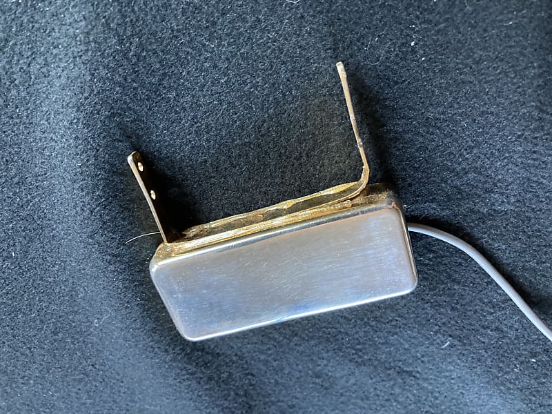 Neck mounted floating jazz archtop pickup Gold | Reverb