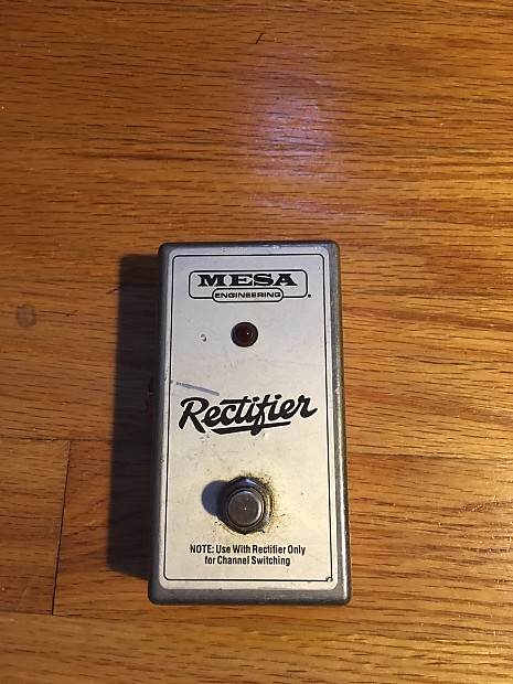 Mesa Boogie Rectifier One Button Footswitch w/ Led Light for | Reverb