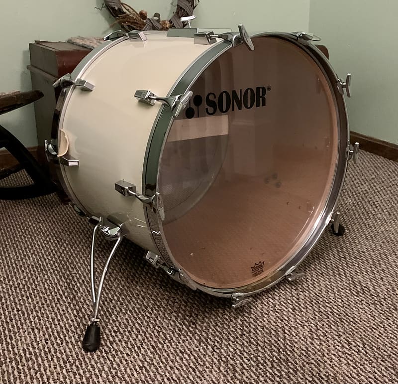 Sonor Phonic Plus 24x18 bass drum white *remarkable* | Reverb