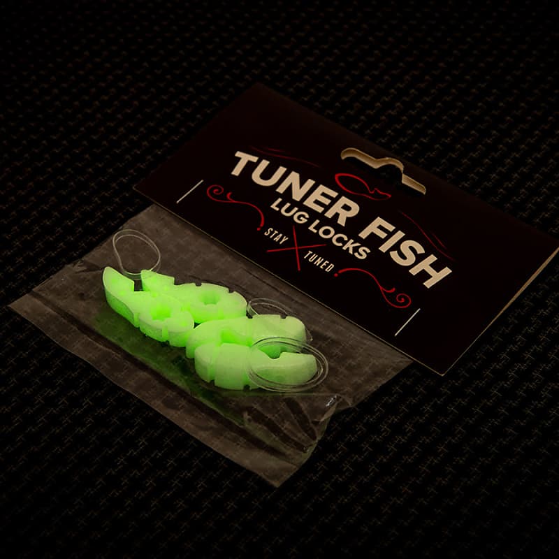 Tuner Fish Lug Locks - 4 / Glow In The Dark | Reverb
