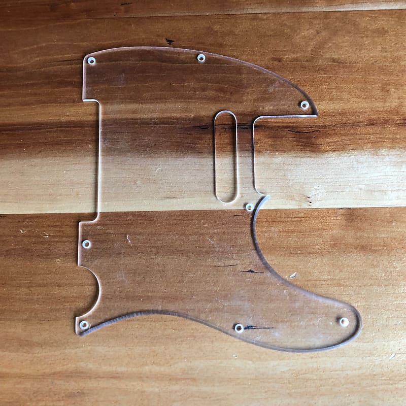 WD Music Clear Acrylic Telecaster Pickguard 8 Hole | Reverb