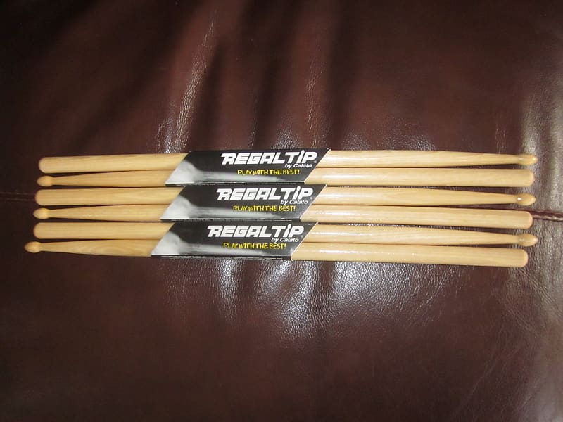 Regal Tip 7A Wood Tip Drum Sticks Buy 2, Get 1 Free! | Reverb