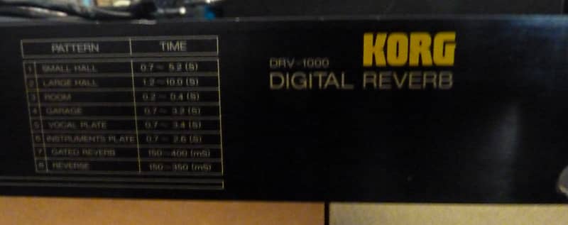 Korg DRV-1000 Reverb - Stereo - Vintage - très bon état !!! | Reverb