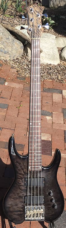 PBC 5 String bass Dave Bunker tension free neck patent | Reverb