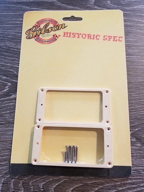 Gibson Historic Spec Cream Pickup Rings Les Paul Reissue R7, | Reverb