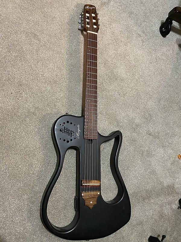 Marquês Silent Classical Guitar Black | Reverb