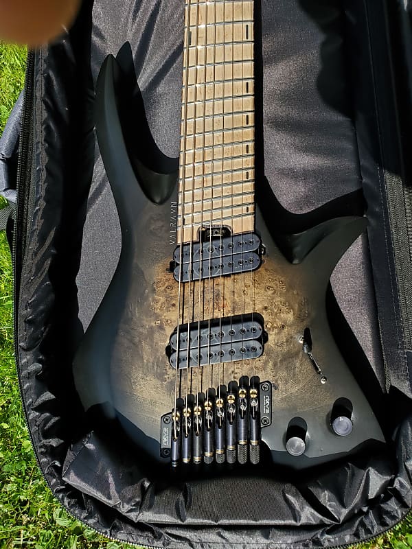 Valravn 8 String Headless 2021 Natural Black Burst | Reverb