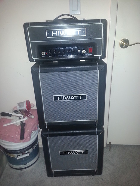 Hiwatt Custom 20HD Head & Mini Stack Black 90's?? | Reverb