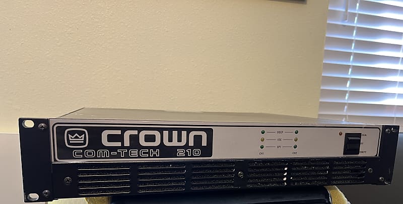CROWN COM-TECH 210 2-Channel Commercial Power Amplifier | Reverb