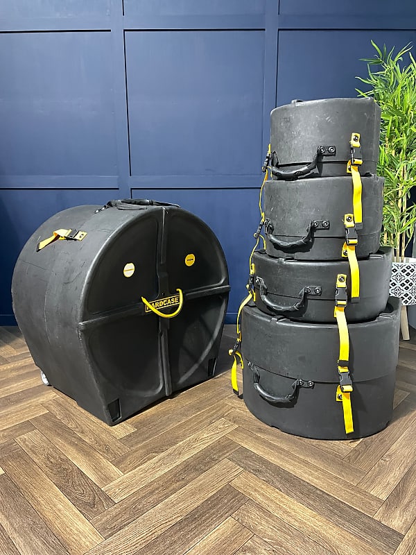 Hardcase Rock Fusion Drum Kit Case Set / Hard Cases / 5-Piece | Reverb