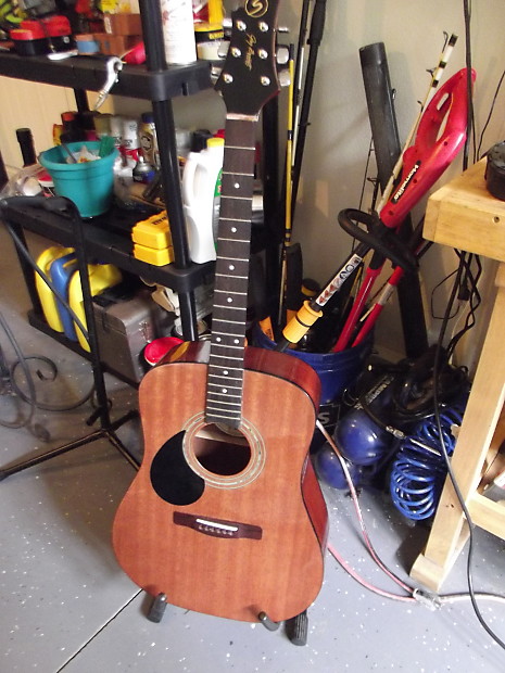 Samick Greg Bennett D-1/LH Natural Acoustic Guitar LEFTY Left | Reverb