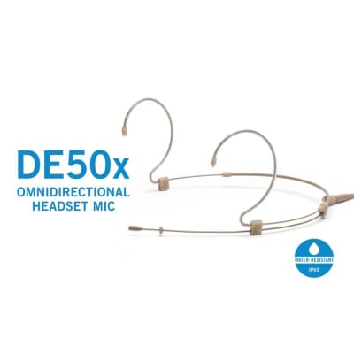 SAMSON DE50X Omnidirectional Dual Ear Headset Mic with 4 | Reverb